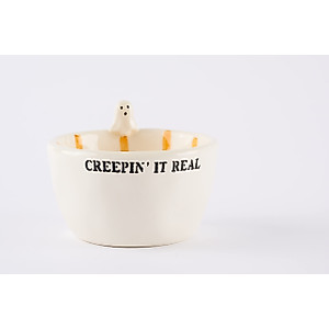 Mud Pie Halloween Nested Dip Bowl Set of 2 (Skeleton)
