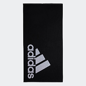 ADIDAS logo swim towel large 70 x 140 cm [black]