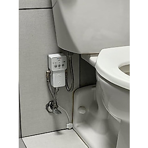 aquaHALT Smart Water Toilet Leak Detector Alarm and Automatic Shut Off Valve - Water Sensor Alarm Shut Off Tool - Easy Installation - Battery Operated - Protect Your Home from Water Damage