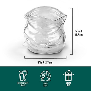 Genuine Fred UNZIPPED Hand-Blown Glass Bowl