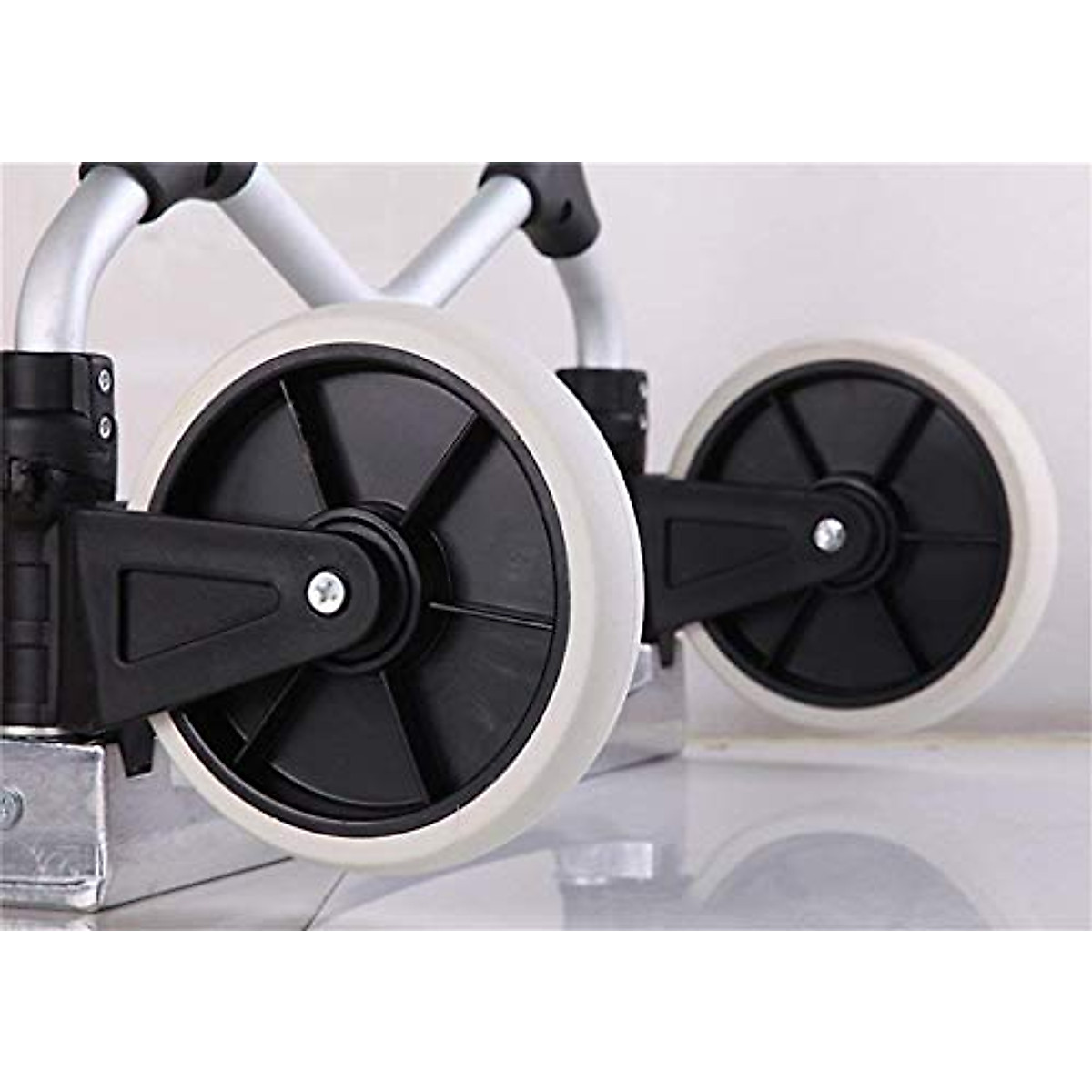 Shopping Trolley on Wheels Multi Function Shopping Cart Lightweight Aluminium Barrow Cart Mini Folding Trolley Storage Hand Trucks,