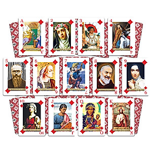 Holy Playing Cards: Saints Edition | Premium Card Deck Featuring The Saints