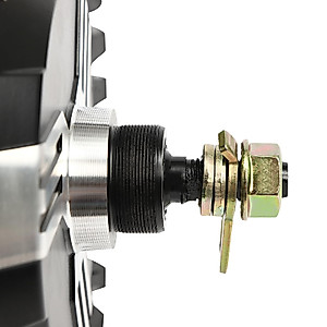 13'' Electric Bicycle Brushless Hub Motor Front Rear Wheel Cycle Bike E-Bike Hub Motor Conversion Kit 36V 350W Brushless Gearless Hub Motor Electronic Brake Disc Brake 22mile/h 1000RPM (36V 350W)