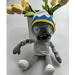 JHESAO 12" Plants and Buckethead Zombies Plush Toys Normal Zombies PVZ Plushies 1 2 Stuffed Soft Doll Buckethead Zombies New