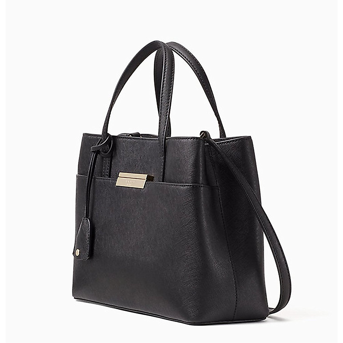 Kate Spade New York maiden way saffiano zuri - black, Large