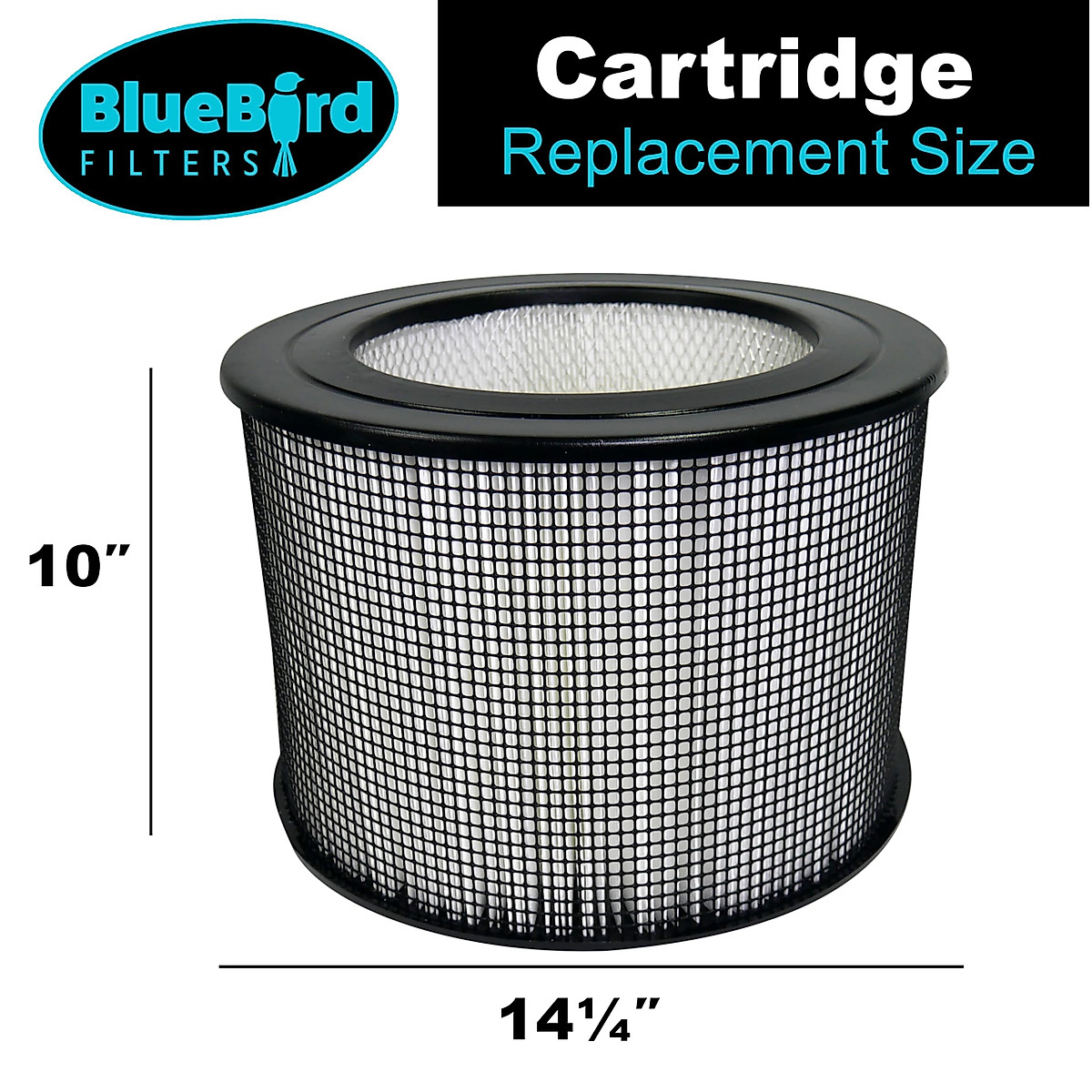 BlueBird Filters Replacement HEPA Filter & Carbon Pre Filter Kit For Honeywell 50250 50250-S OEM Part Number 24000 (1 HEPA & No Pre-Filter)