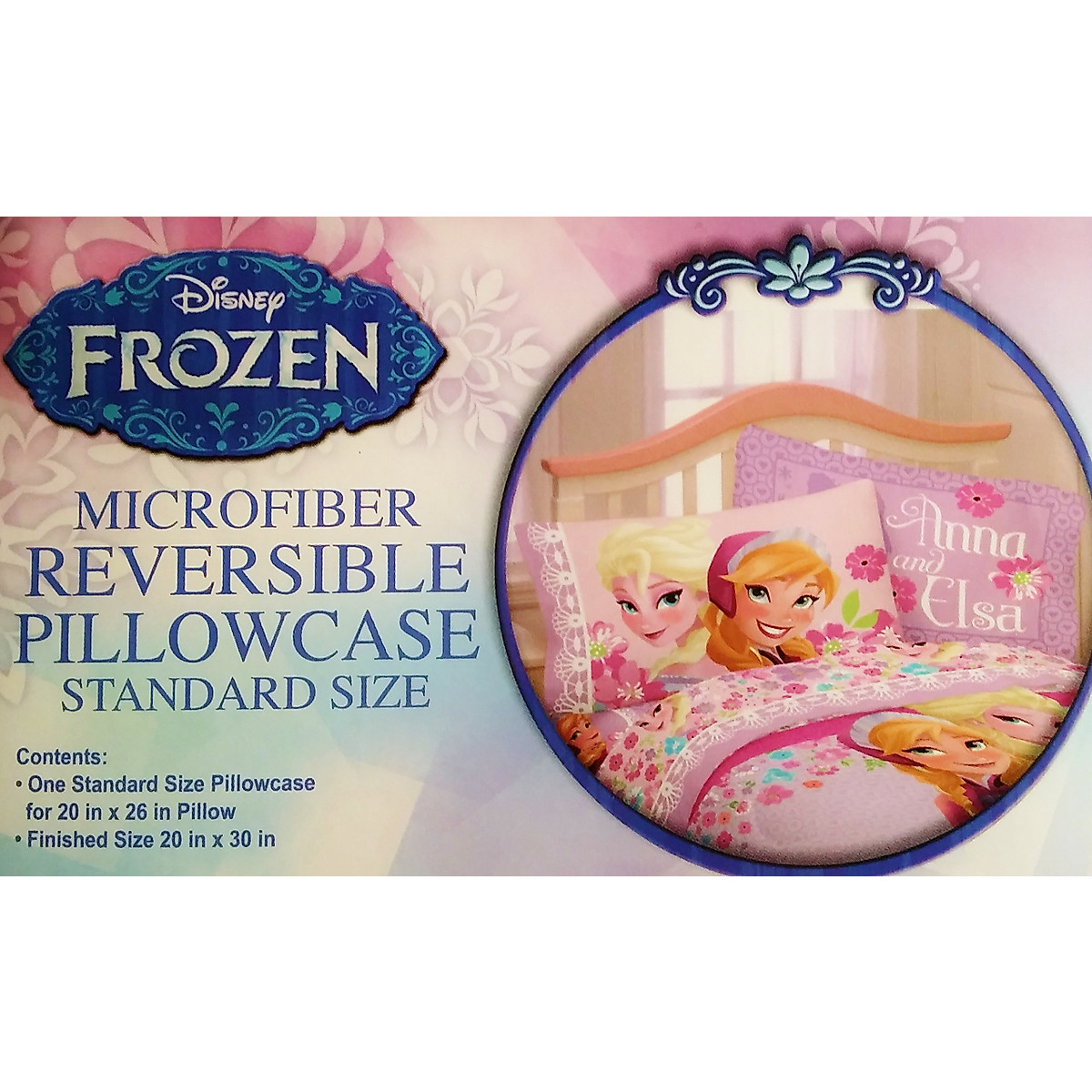 Disney Frozen Love Blooms Pillowcase (Reversible)