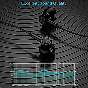 TITACUTE USB C Headphone for Samsung S22 Ultra S23 S21 S20 FE A53 Magnetic Wired Earbuds Noise Canceling Stereo in Ear Type C Earphone with Microphone for Galaxy Z Flip 4 3 Note 20 Google Pixel 7 6 6a