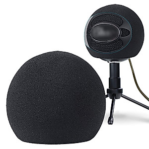 Foam Windscreen for Blue Snowball - Pop Filter Mic Cover made from Quality Sponge Material that Filters Unwanted Recording and Background Noises, Professional Windscreen for Blue Snowball iCE Mic