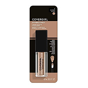 Covergirl Exhibitionist Liquid Glitter Eyeshadow, At First Blush, 0.13 Fl Oz