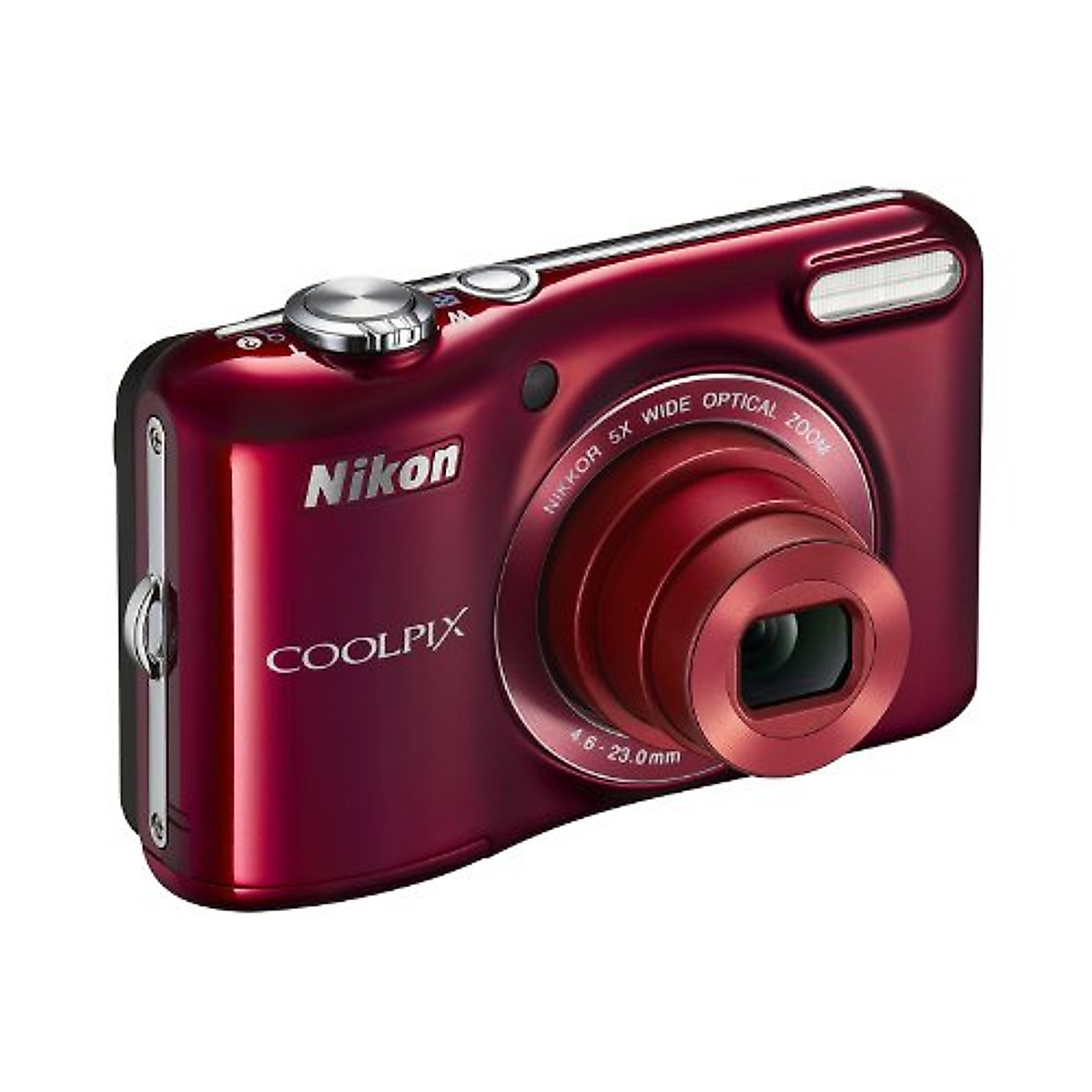 Nikon COOLPIX L28 20.1 MP Digital Camera with 5x Zoom Lens and 3" LCD (Red) (OLD MODEL)