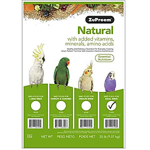 Zupreem Avianmaintenance Natural Bird Diet For Parrots And Conures