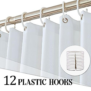 GiuMsi 72"X72" Fabric Boho Clay Style Shower Curtain Set Abstract Brown Beige Arch Sun Modern Leaves Bathroom Curtain Washable Durable Home Decoration 12 Hook