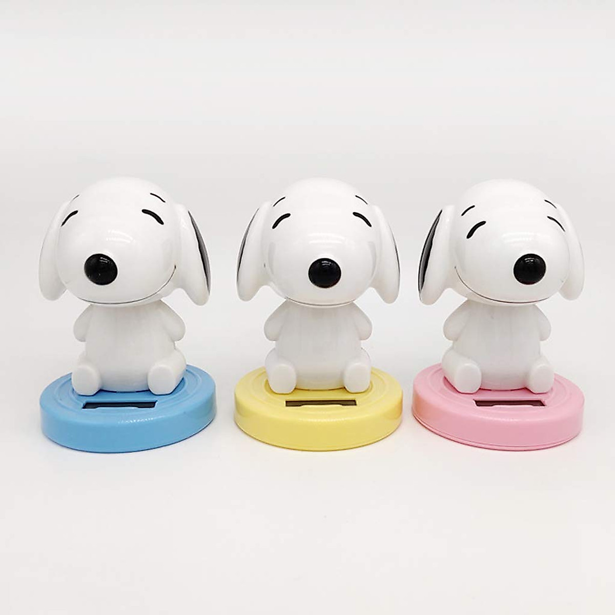 Colcolo Solar Bobbleheads Dog Model, Dashboard Car Decorations, Desktop Ornaments , Blue