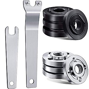 100mm Angle Grinder Replacement Parts - Angle Grinder Spanner wrench, Grinder Inner Flange Nut & Grinder Outer Flange Nut Compatible with Makita