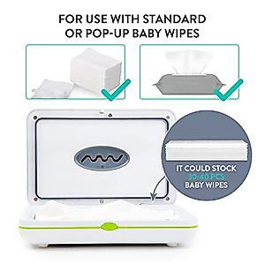 Prince Lionheart Compact Wipes Warmer, Grey