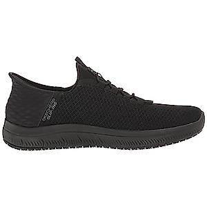 Skechers Men's Hands Free Slip-Ins Summits SR Colsin Food Service Shoe, BBK, 9