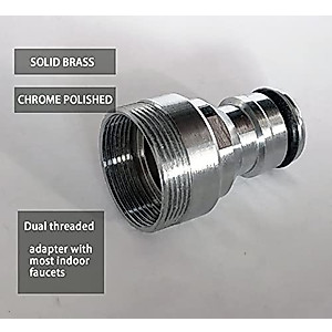 MISSMIN 2 Pack Quick connect snap replacement, with build in Aerator, indoor faucet Quick Connector Fittings