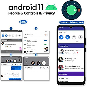 Blackview Unlocked Cell Phone A70(2022) 3GB+32GB/SD 128GB Android 11 Phone,5380mAh Massive Battery,Octa Core Smartphone ,4G Dual SIM Face Unlock&Fingerprint Mobile Phone 6.5" FHD+Large Screen