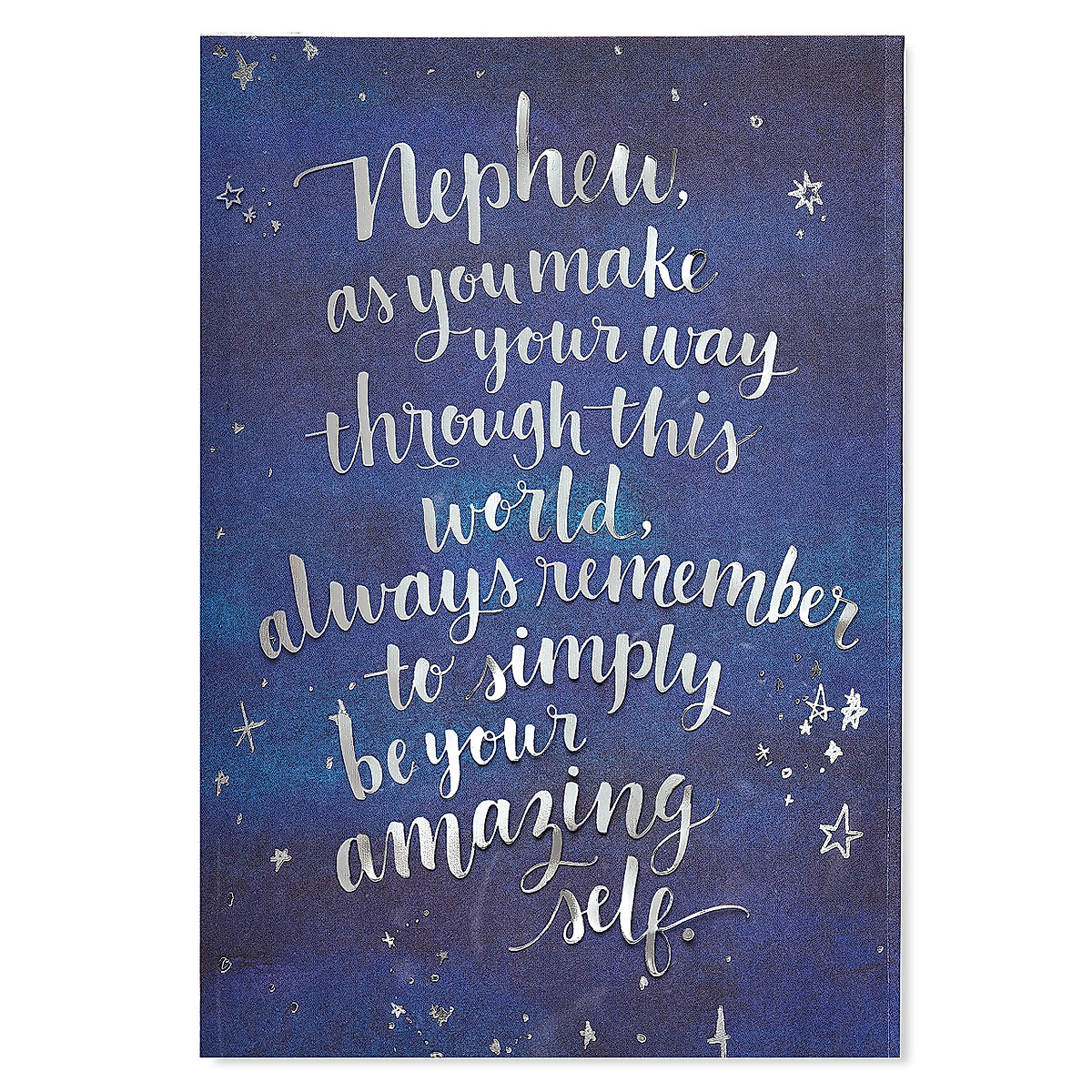 American Greetings Birthday Card for Nephew (Be Your Amazing Self)
