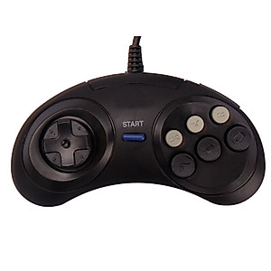 BlastCase Classic Sega Genesis Controller- 6-Button Game pad
