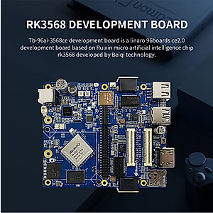 96boards TB-96AI-3568-CE AI Developer Kit Rockchip RK3568 2GB RAM for Object Detection Face Recognition IOT Robots and Machine Learning Support Android 11 & Linux