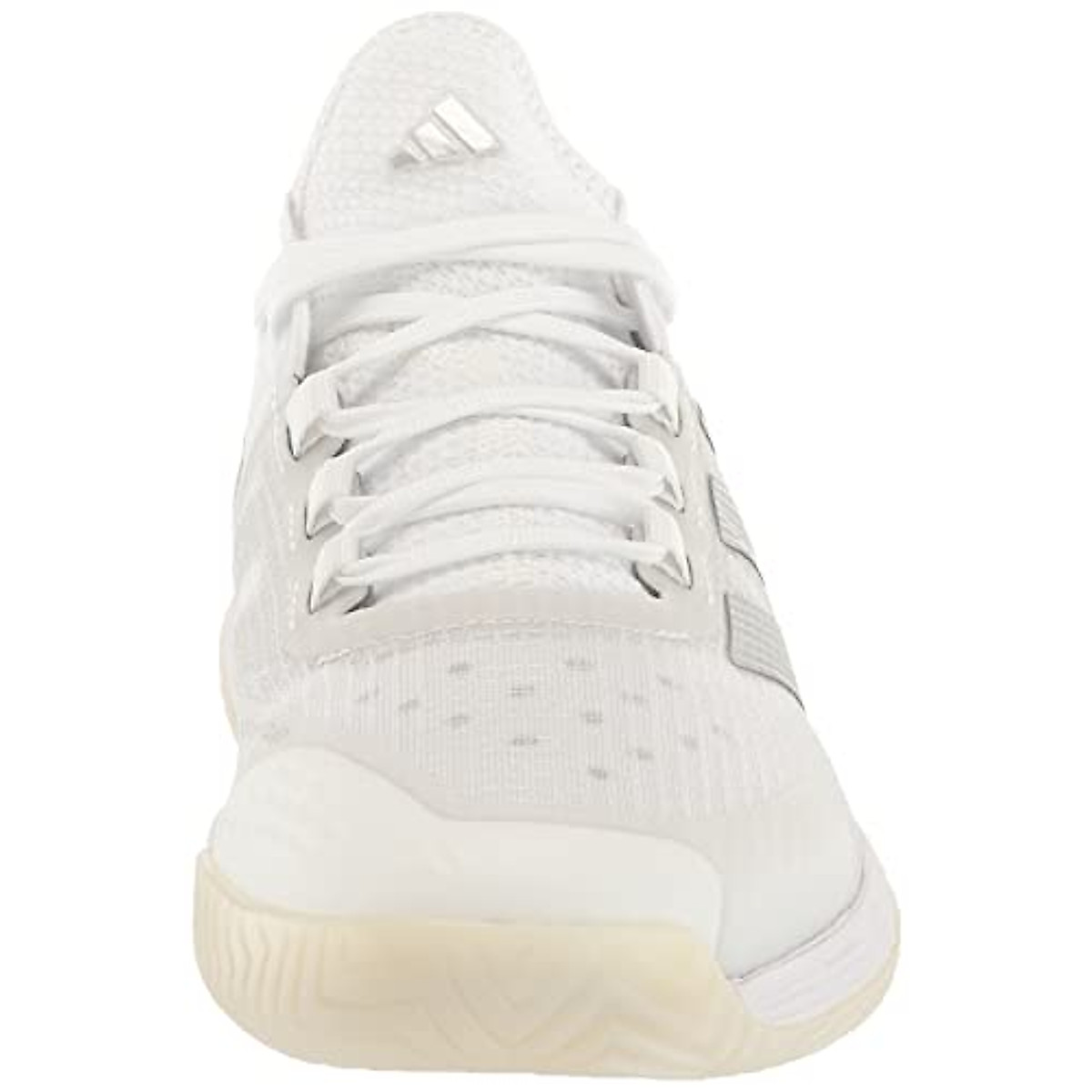 adidas Women's Adizero Ubersonic 4.1 Sneaker, White/Silver Metallic/Grey, 7.5