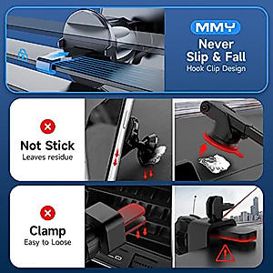 MMY [4 in 1 Phone Mount for Car,Car Phone Holder Mount + [Strong Magnets] Magnetic Phone Holder for Car, [Super Stable & Easy] Upgraded Car Vent Phone Mount Compatible with All Smartphones