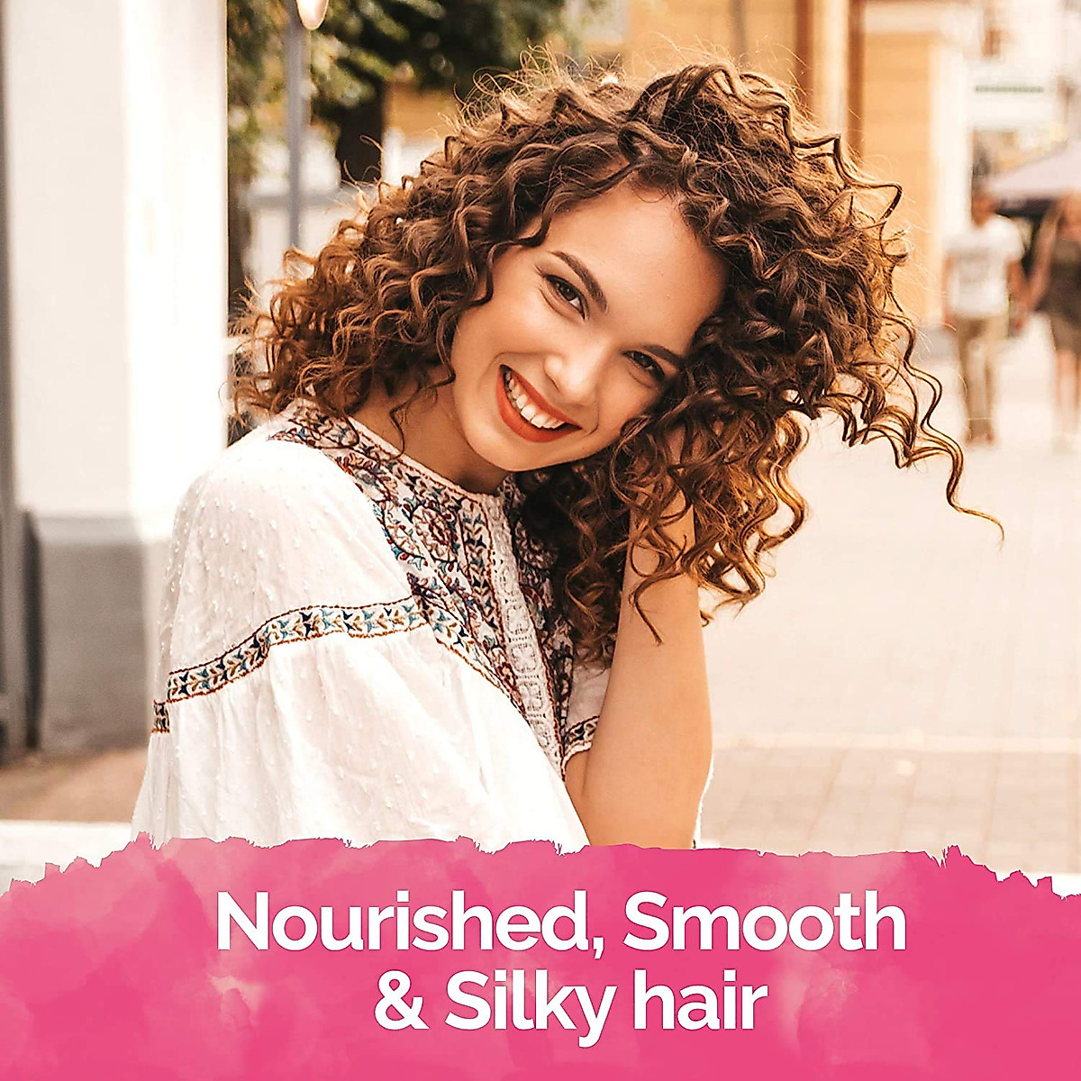 Novex Coconut Oil Leave in Conditioner, Smooth and Sily Hair, White, 10.5 Oz Bottle