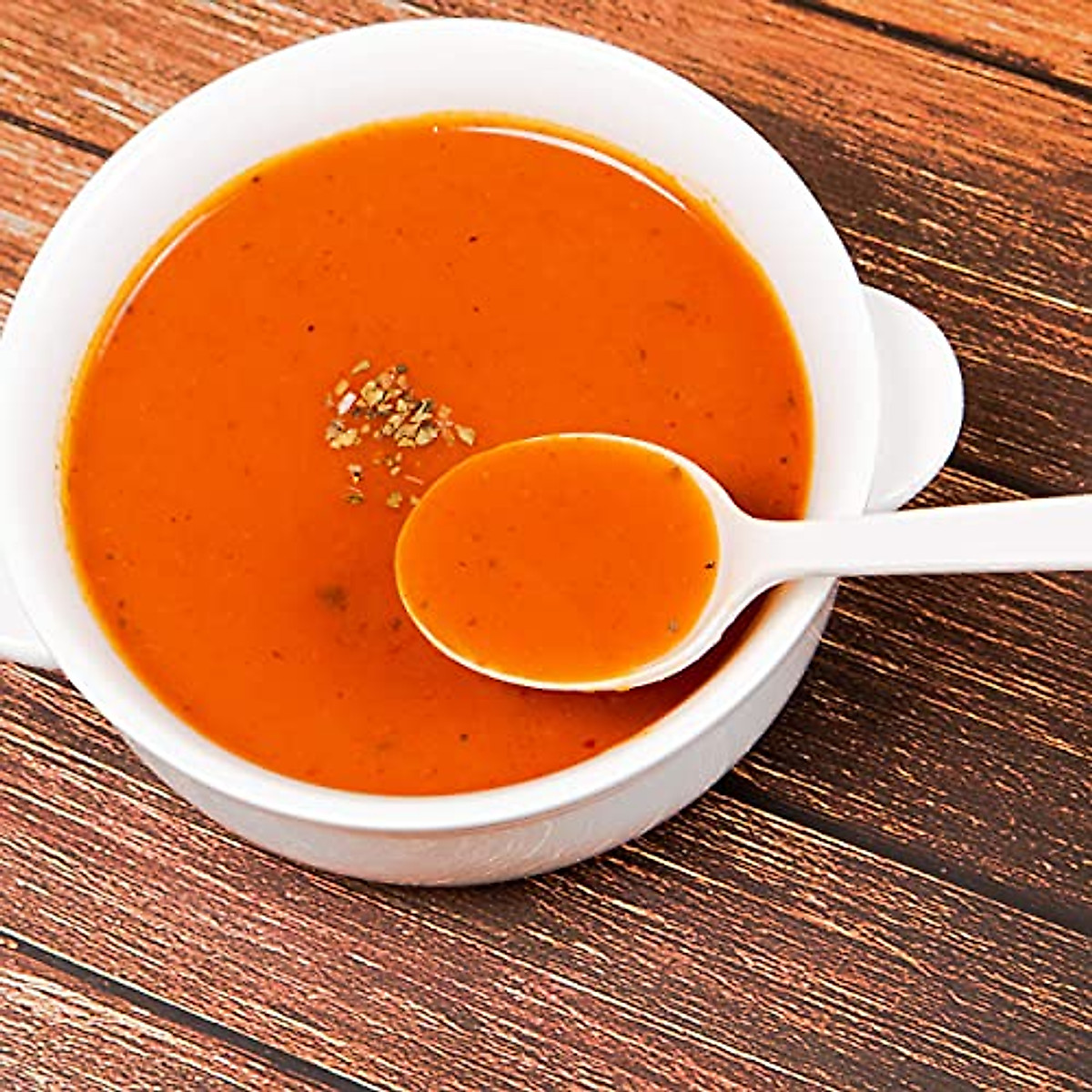 MAUI Plastic Forks And Spoons- Heavy Duty Disposable 100 Forks & 100 deep wide Soup Spoons(Set of 200 Total) - Strong Heavyweight Easy to Open Set - Good For Gathering & Parties Hard To Break by "Maui