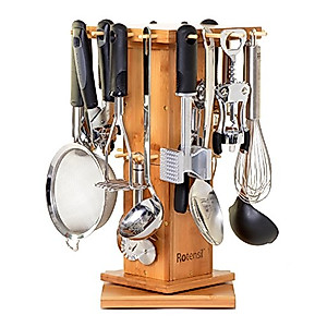 Rotensil Rotating Kitchen Utensil Organizer. Rotating Utensil Holder