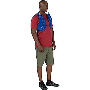 Osprey Duro LT Men's Running Hydration Vest with Hydraulics Soft Flasks, Dark Charcoal Grey, Medium