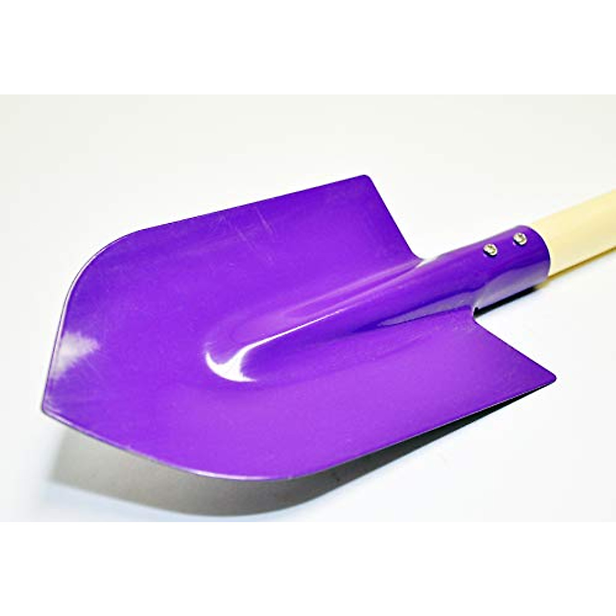 JustForKids Kids Garden Tool Set Toy, Rake, Spade, Hoe and Leaf Rake, reduced size , made of sturdy steel heads and real wood handle, 4-Piece, Multicolored, 5yr+