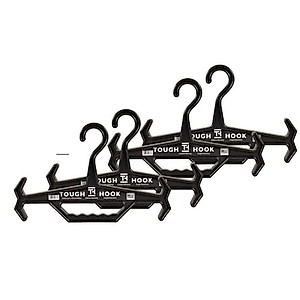 Original Tough Hook Hanger Max Pack Set of 4 | 2 Black and 2 Midnight Black |USA Made | Multi Pack