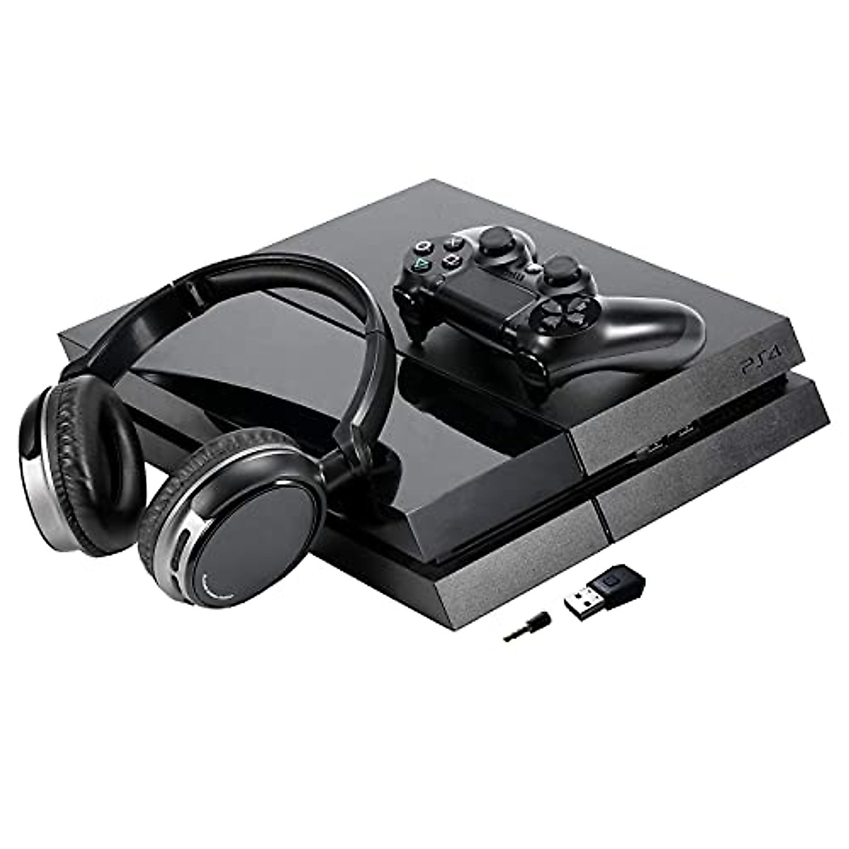 Bluetooth Adapter with Microphone for PS4 /PS5 HLRAO,USB Adapter Mini USB 4.0 Bluetooth Adapter/Dongle Receiver and Transmitters Dongle Bluetooth Compatible with Playstation Support A2DP HFP HSP.
