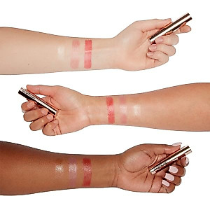 goop Beauty Lip Balm Trio | Moisturizing & Hydrating Lip Balm for Chapped, Cracked & Dry Lips | Clear, Peony, and Tomato | Lip Tint with Nourishing Formula | Petroleum & Paraben Free | 0.16 oz Each