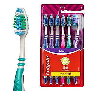 Colgate Toothbrush Zig Zag Soft 6pk