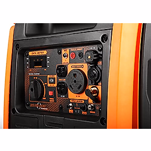 WEN DF450i Super Quiet 4500-Watt Dual RV-Ready Portable Inverter Generator with Fuel Shut-Off