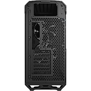 Fractal Design Torrent Black - Dark Tint Tempered Glass Side Panel - Open Grille for Maximum air Intake - Two 180mm PWM and Three 140mm Fans Included - Type C - ATX Airflow Mid Tower PC Gaming Case