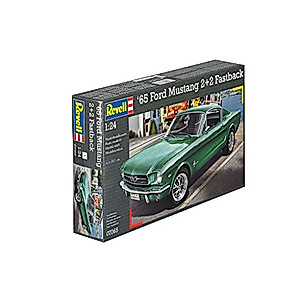 Revell Germany 1965 Ford Mustang 2+2 Fastback Plastic Model Kit (1/25 Scale)