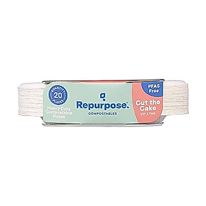 Repurpose, 6" Eco-Dessert Plates, 20 Count