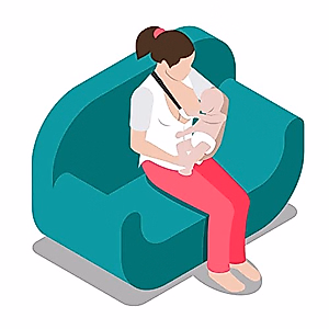 The Nuzzi Breast Positioner for Hands Free Nursing (Small-Medium)