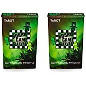 Arcane Tinmen Tarot Non-Glare Board Game Card Sleeves – 70mm x 120mm – Bundle of 2 – 100 Sleeves Total
