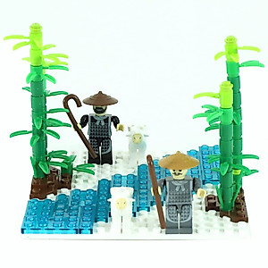 Nativity Bricks Asian Nativity International Series - Block Building Nativity Set for Ages 12+ (917 Pieces)