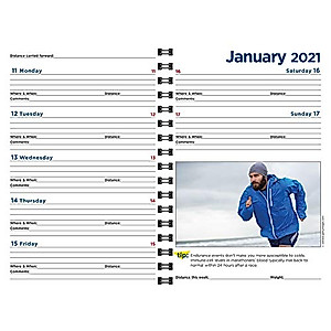 The Complete Runner's Day-By-Day Log 2021 Calendar
