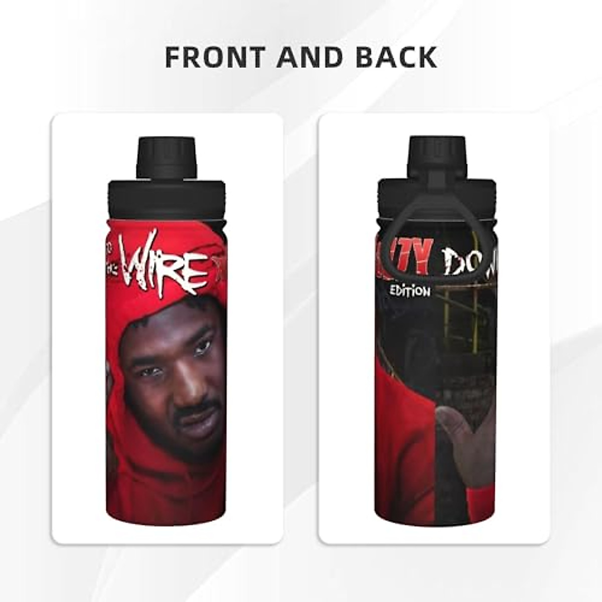 Mozzys Tumbler 18 oz Stainless Steel Sports Insulated Kettle Travel Drinking Cup Water Bottle with Lid