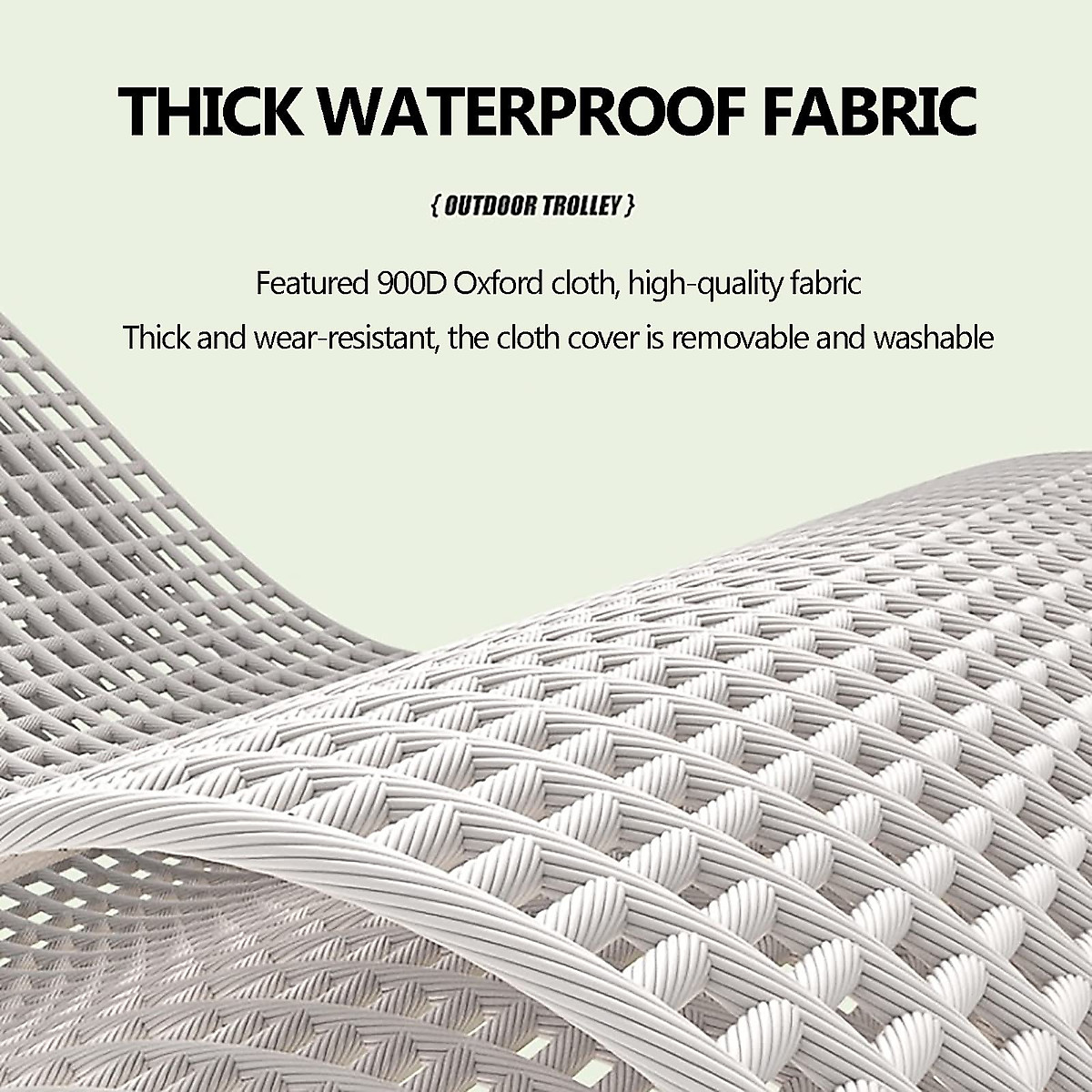 Back Open Folding Garden Utility Wagon with Table, Collapsible Outdoor Small Grocery Carts, 551Lbs Weight Capacity for Shopping & Storage, with 360 Degree Swivel Wheel,White