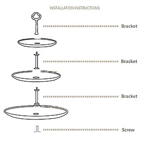 Cupcake Stand/Holder Plastic Dessert Stand White Cake Stand 3 Tiered Serving Stand Display Stand Reusable Pastry Platter for Wedding Birthday Baby Shower Tea Party Decorations