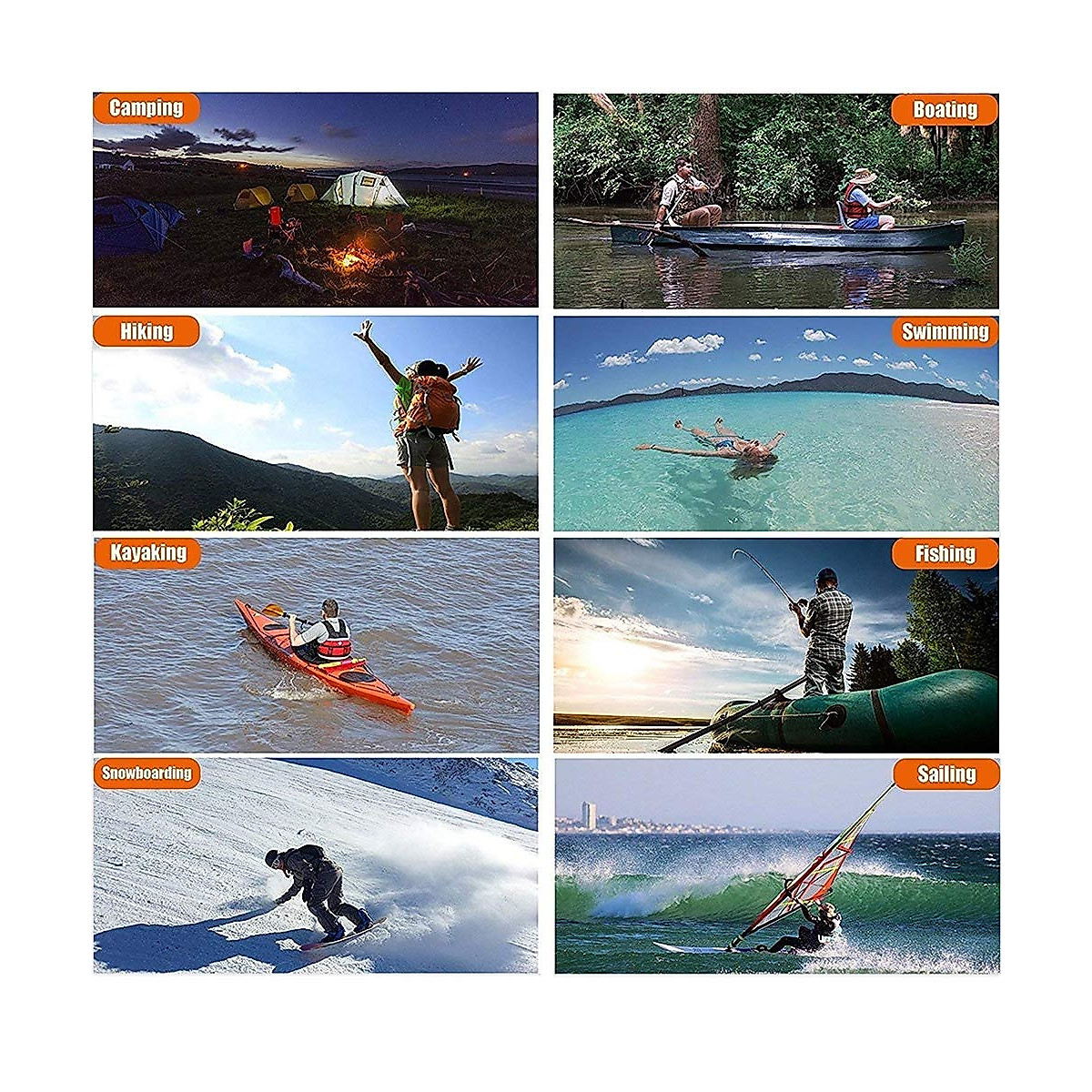 Bycc Bynn Waterproof Dry Bag 5L/ 10L/ 15L/ 20L/ 30L, Roll Top Dry Compression Sack Keeps Gear Dry for Kayaking, Boating, Rafting, Fishing and Camping, Waterproof Backpack (Blue, 15L)