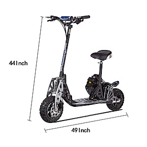 50cc Gas Scooter for Adult Folding Evo 2X Big Powerboard EPA Approved